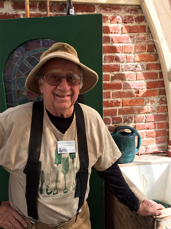 Volunteer Extraordinaire - Jerry Thoman - Luther Burbank Home & Gardens